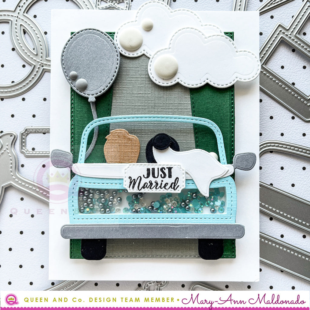 Wedding Wishes Shaped Shaker – Queen & Co