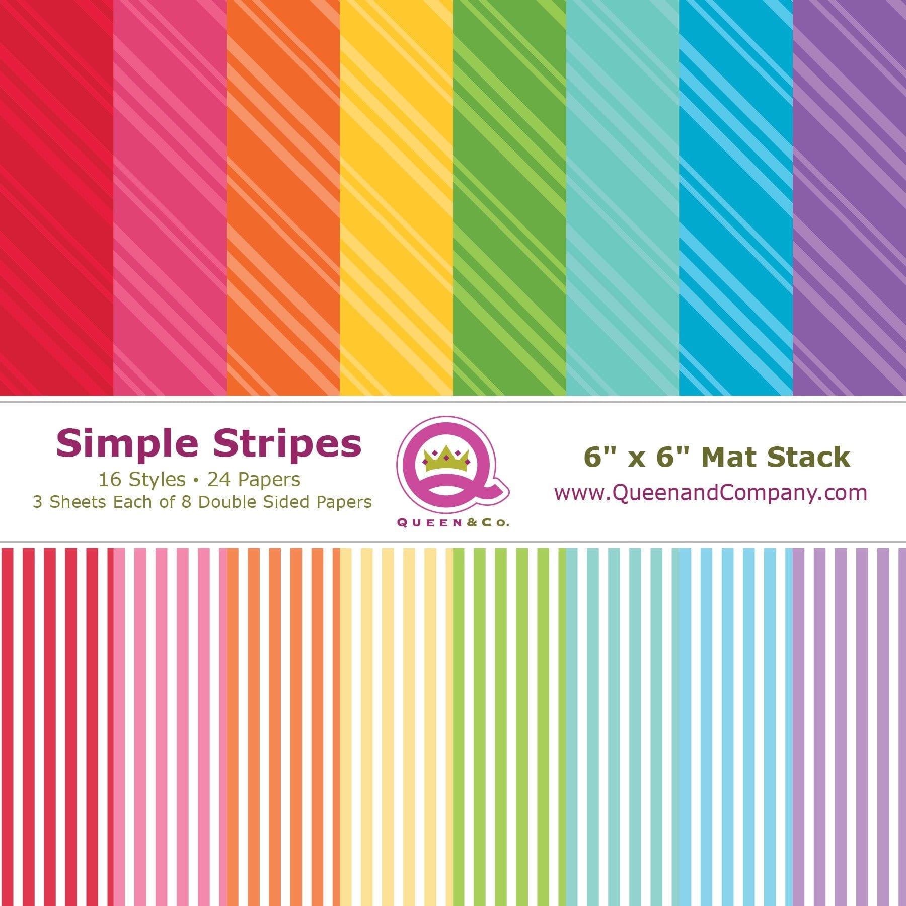 Stripes Paper Pad – Queen & Co